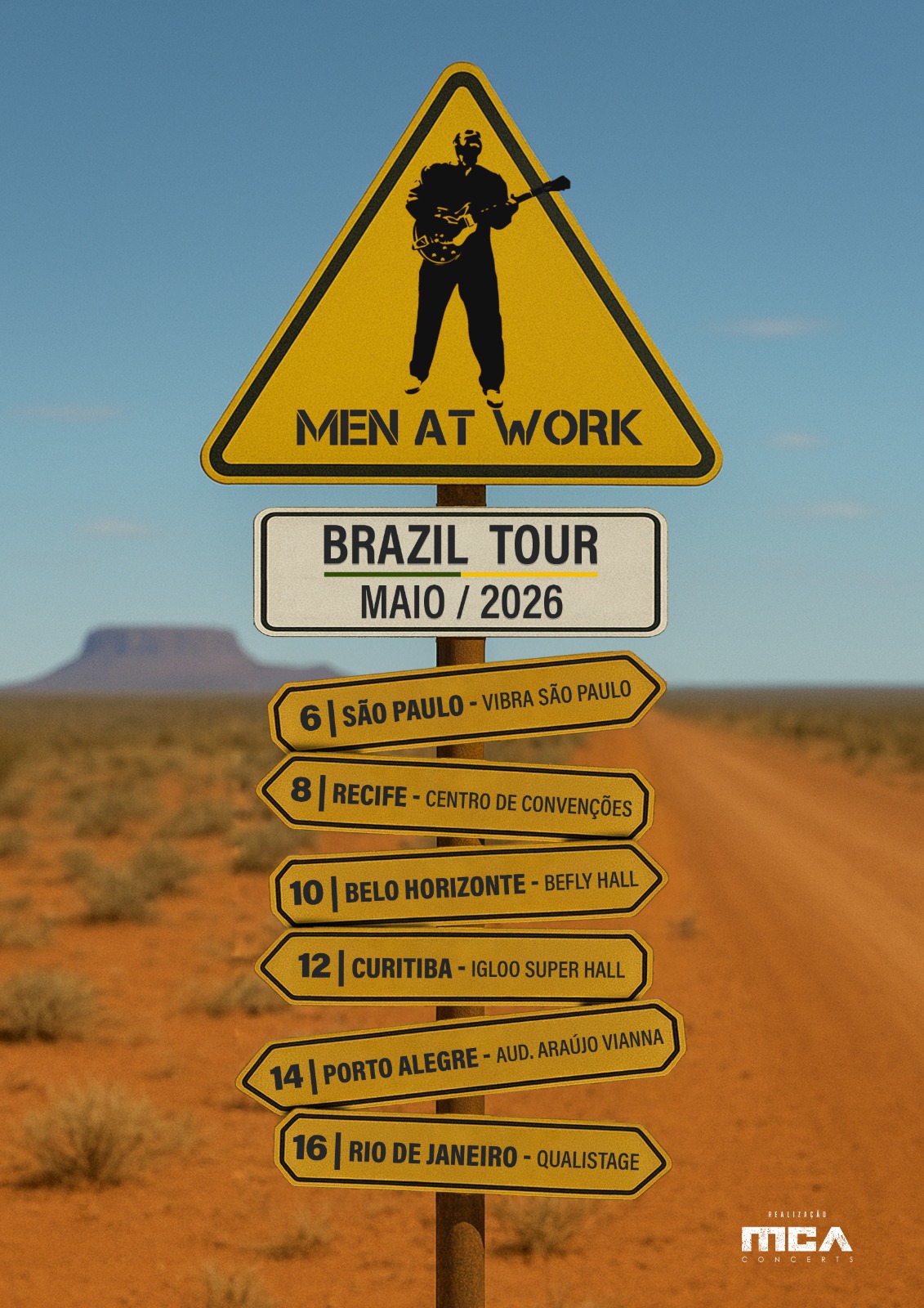 Men At Work Brazil Tour 2026! - Colin Hay